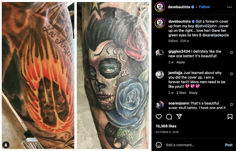 “Guardians of the Galaxy” Star Dave Bautista Says He Covered Up His Manny Pacquiao Tattoo ...