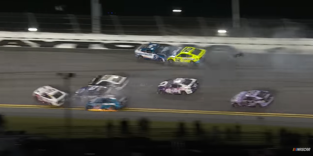 Kyle Larson Says Hard Crash During Daytona 500 “One of the Bigger Ones ...